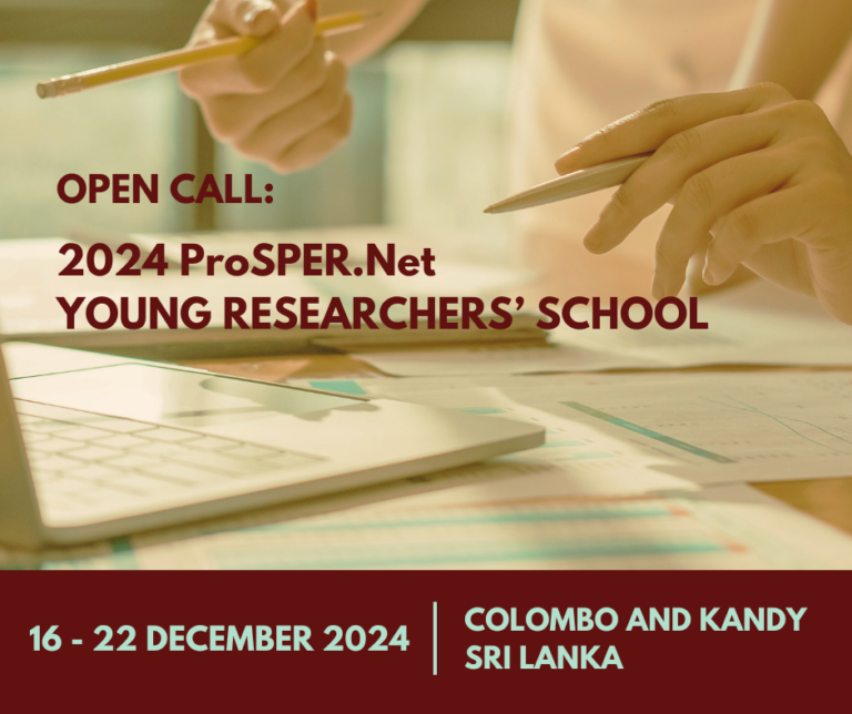 Open Call: 2024 ProSPER.Net Young Researchers’ School - ProSPER.Net